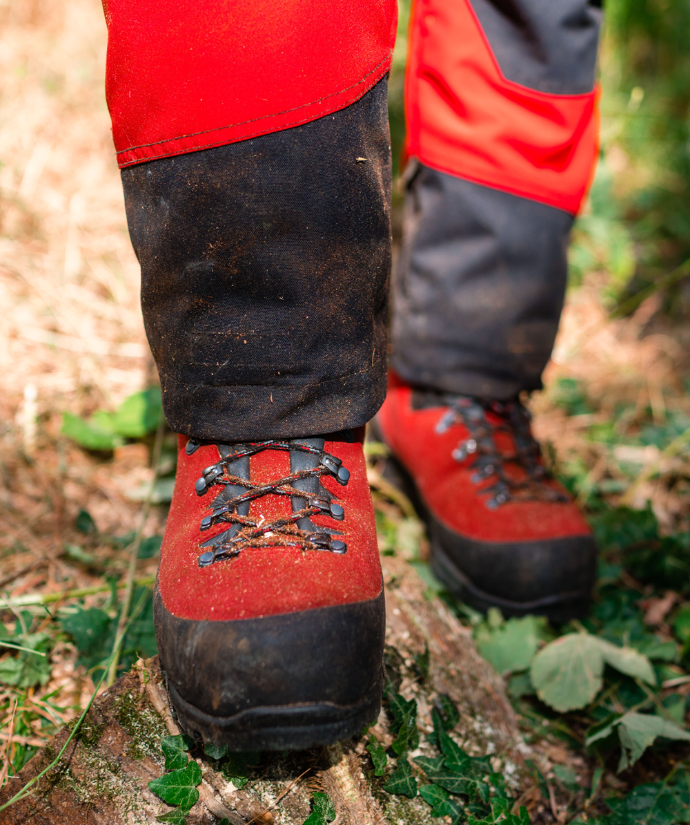 HAIX Schnittschutzstiefel, Forststiefel in Rot » direkt online bestellen
